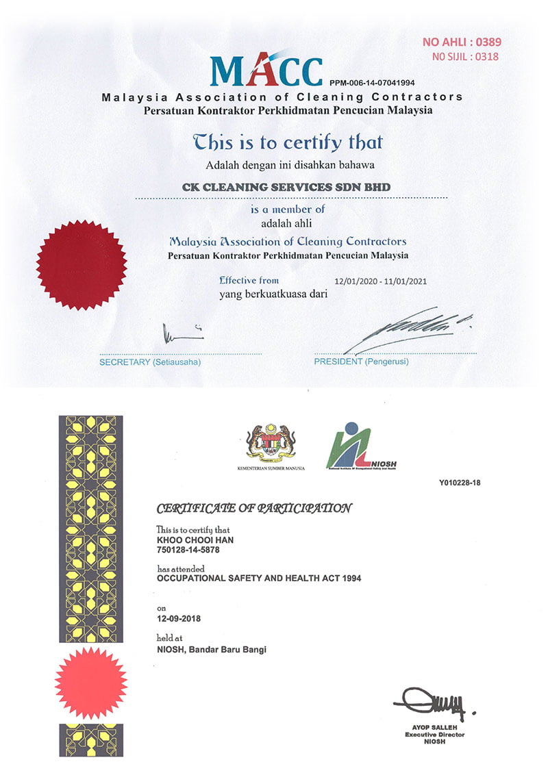 About Us – CK Cleaning Services Sdn Bhd